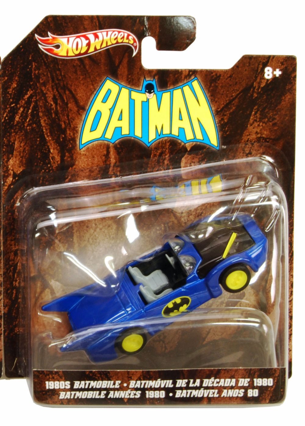 Buy 1980s Batmobile, Blue With Batman Logo - Mattel Hot Wheels Batman ...