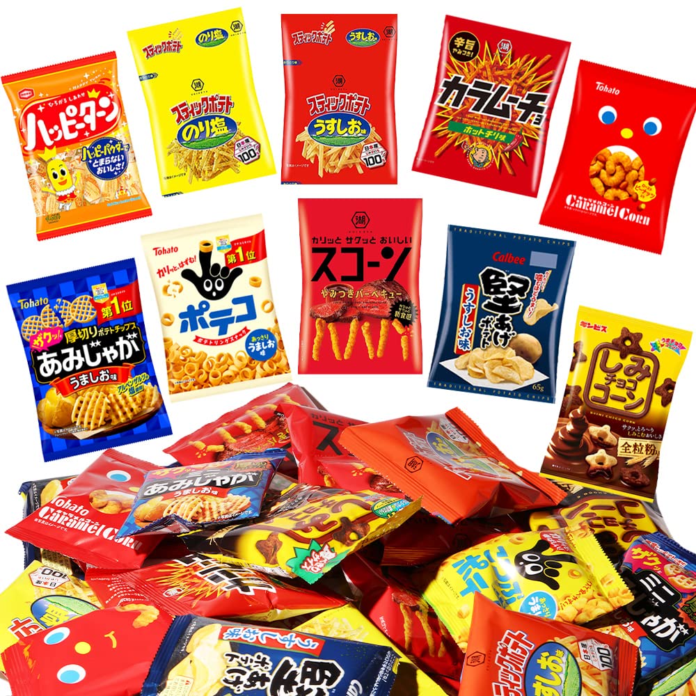 Mua 10 Types of Sweets, Set of 50, Happy Turn, Potato Seaweed Salt ...