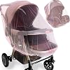 Durable Baby Stroller Mosquito Net (2 Pack) - Universal Elastic Edge ...