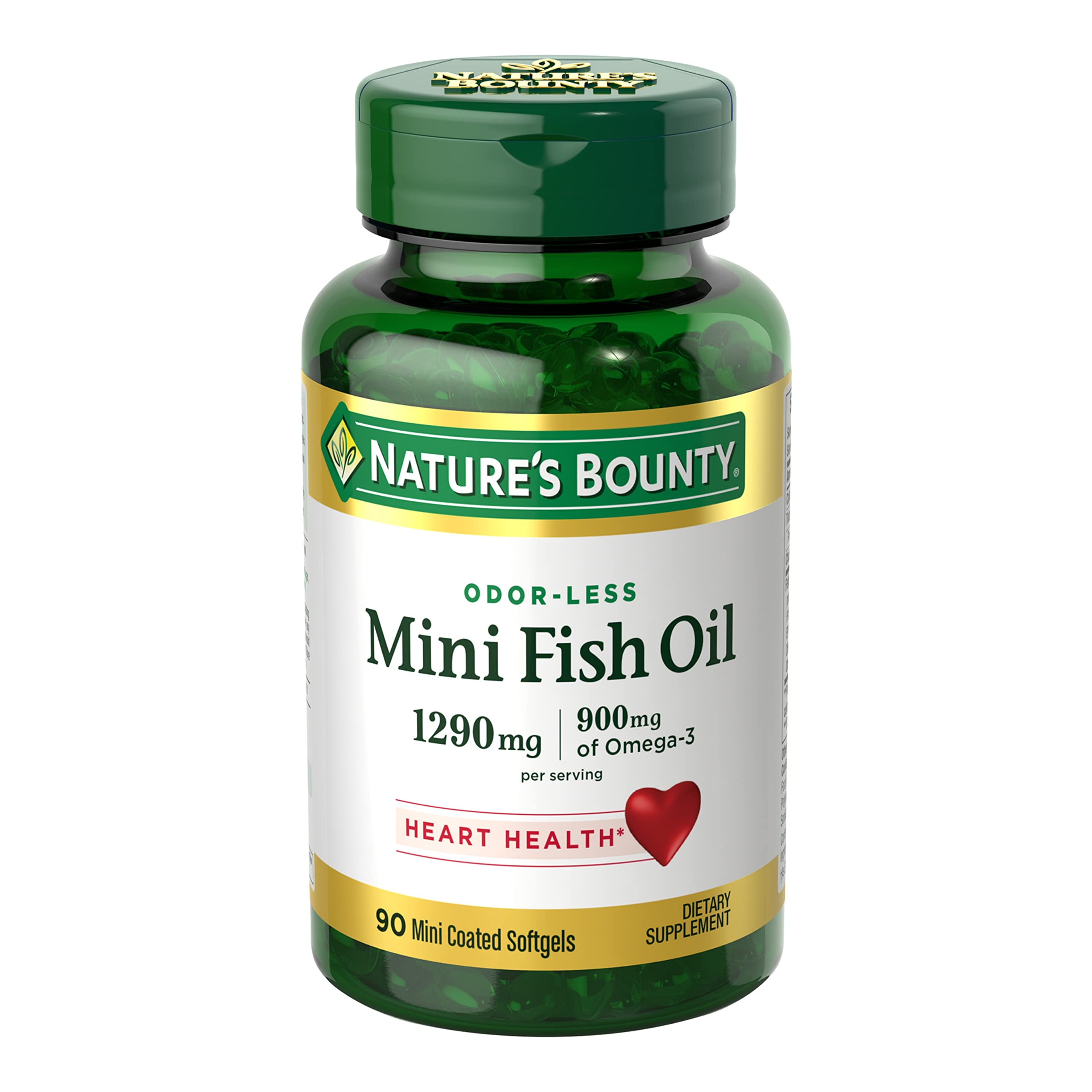 Mua Mini Fish Oil Softgels 1290 mg, Omega-3, Supports Heart Health ...
