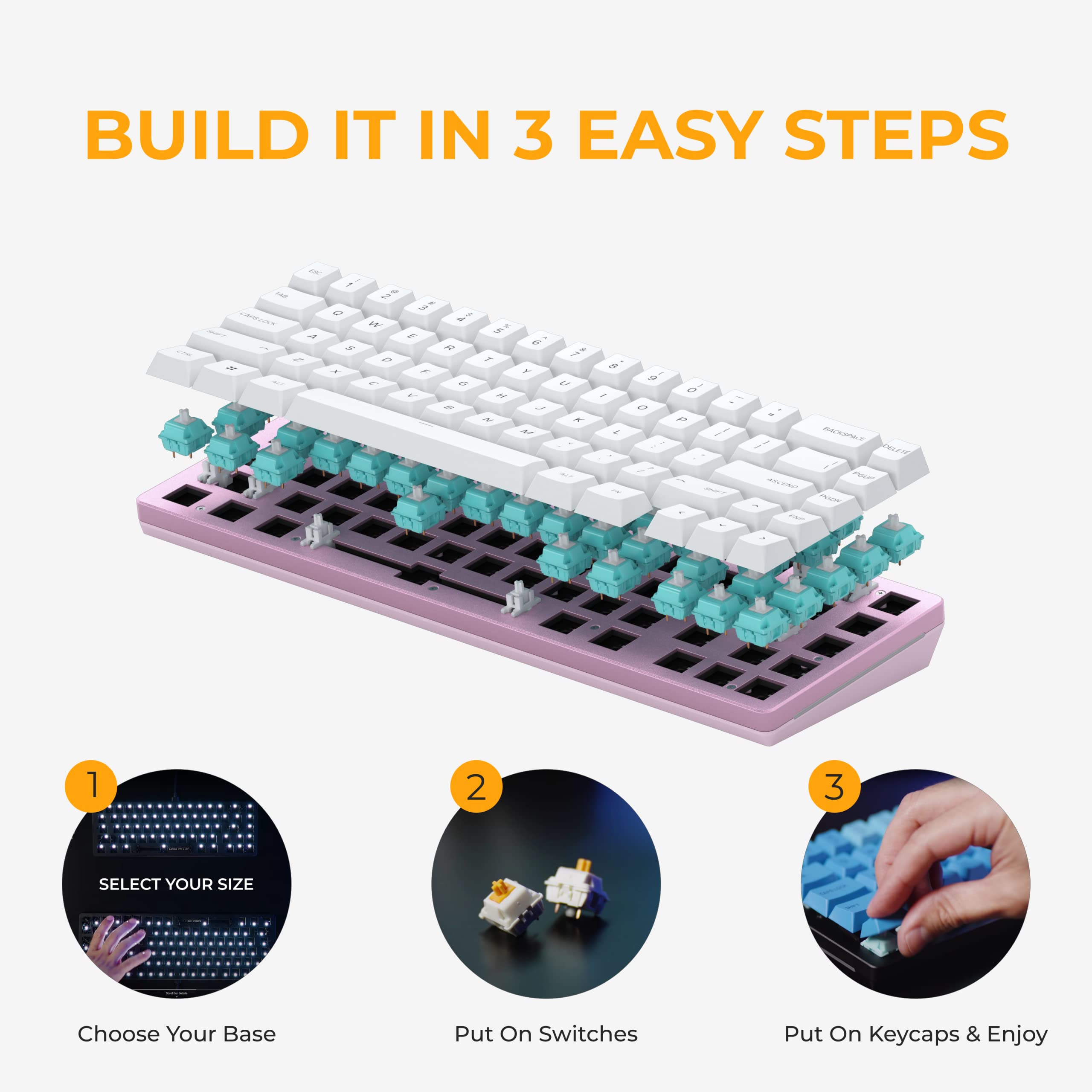 Mua Glorious Glorious GMMK2 Pc Keyboard, Gaming, 65% Compact, Barebones ...