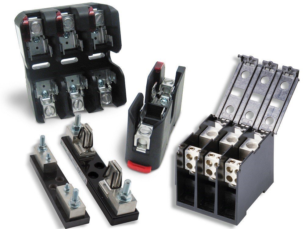 Littelfuse, LFR600303PID Fuse Block, 3 Pole, 30 Amps, 600V, Pressure ...