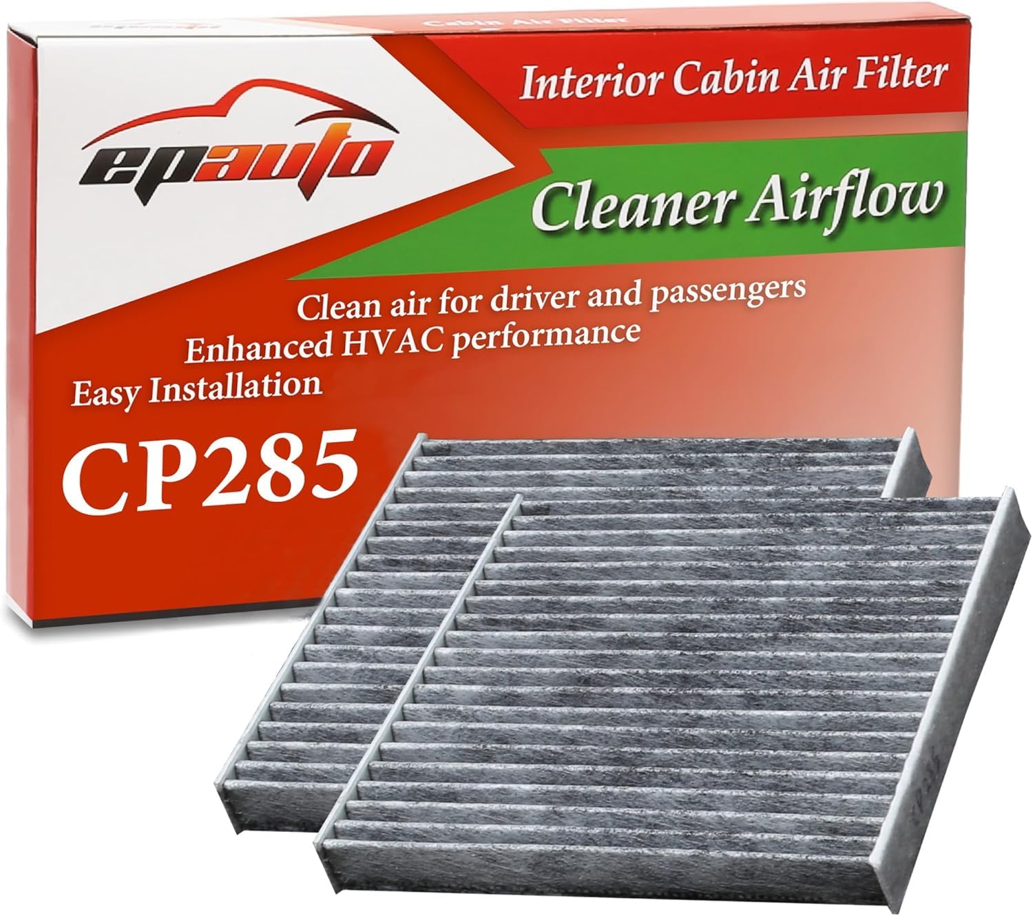 EPAuto CP285 (CF10285) Premium Cabin Air Filter includes Activated ...