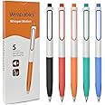 Amazon.com: allydrew Whisper Motion Silent Retractable Gel Pen Set (5 ...