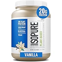 Amazon.com: Isopure Vanilla Vegan Protein Powder, with Monk Fruit ...