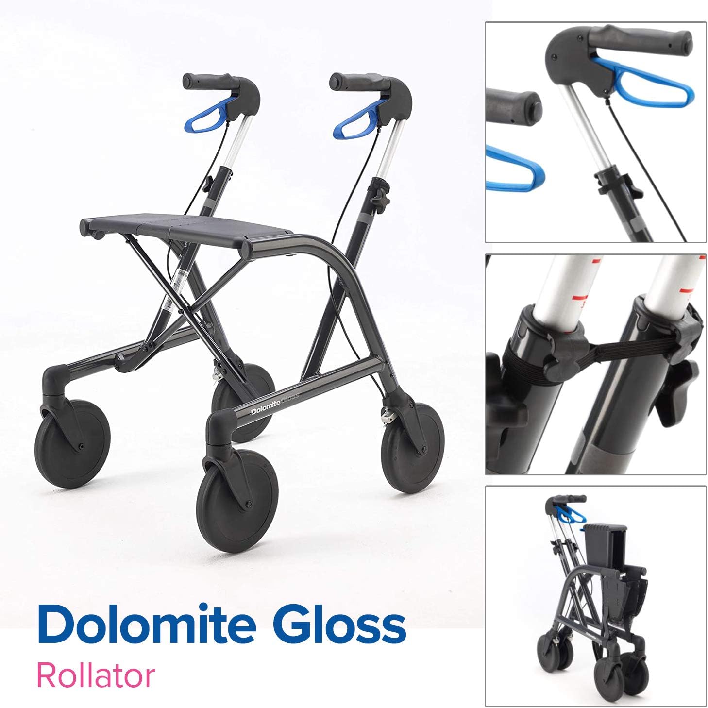 Mobility Aids – Invacare Dolomite Gloss Rollator – Mobility Aid ...