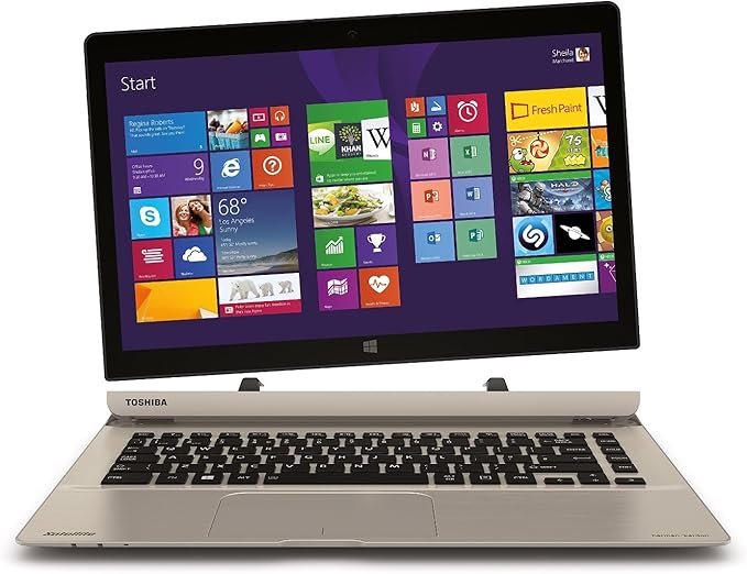 Toshiba Satellite Click 2 Pro P35W-B3226 Aluminio, Oro Híbrido (2-en-1) 33.8 cm (13.3") 1920 x ...