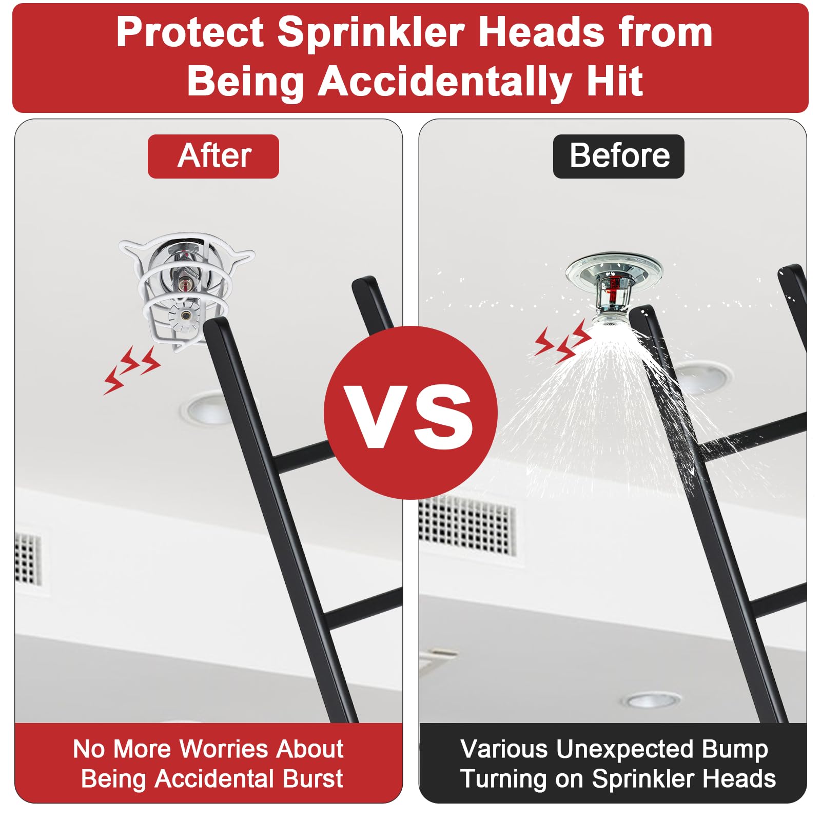 Mua (10 Pack) TunaMax White Fire Sprinkler Head Cage Guard for Both 1/2 ...