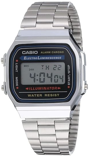Buy Casio Vintage Series Digital Black Dial Unisex Watch - A168WA-1WDF ...