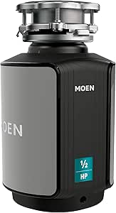Moen GX50C Prep Series 1/2 HP Continuous Feed Garbage Disposal with ...