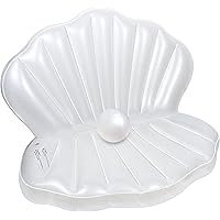 Amazon.com: Zcaukya Inflatable Seashell Pool Float, 45.2 Inch Giant ...