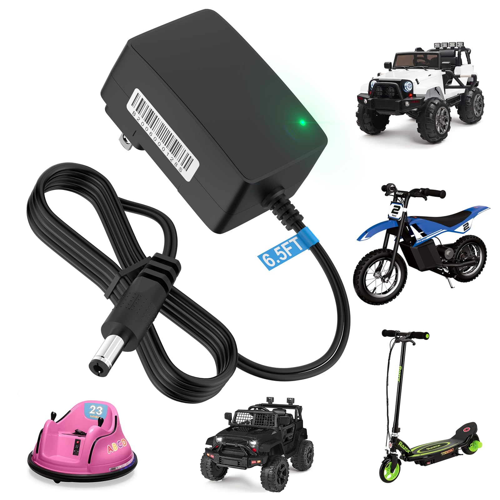 Mua 12V Charger for Razor MX125, Power Core E90 Electric Scooter, Ride ...