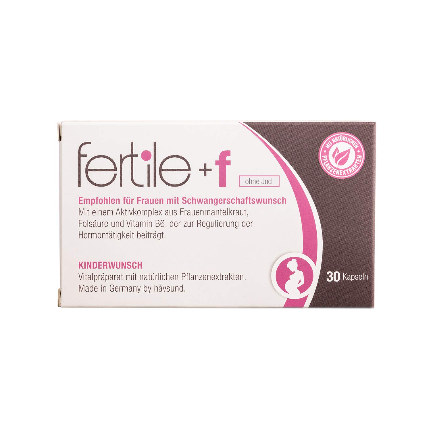 håvsund fertile+f ohne Jod - Nahrungsergänzung bei Kinderwunsch mit ...