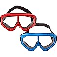 Amazon.com: IMPRESA 2-Pack Foam Gun and Blaster Face Mask Goggle ...