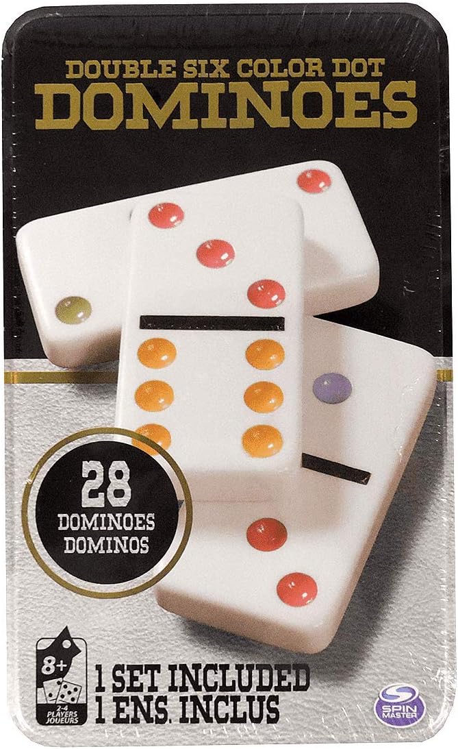 Amazon.com: Double 6 Color Dot Dominoes (28 Piece Set): Toys & Games