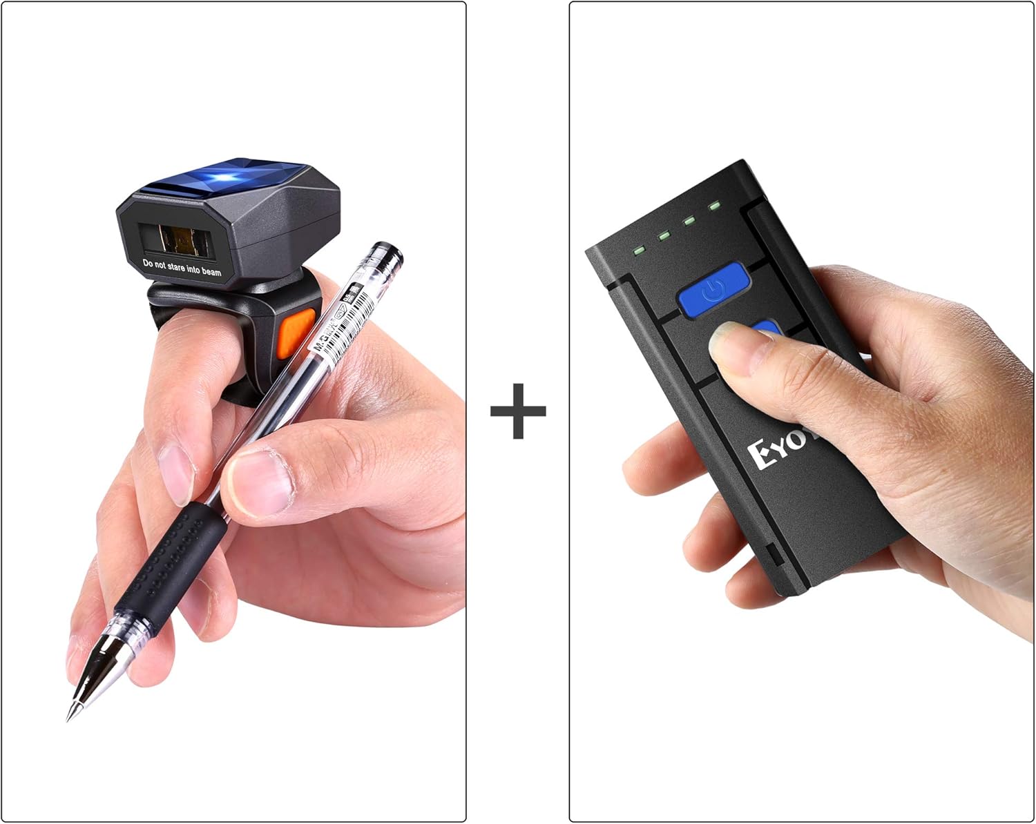 Amazon.com : Eyoyo 2877 1D Barcode Scanner (3-in-1 Bluetooth & 2.4GHz ...