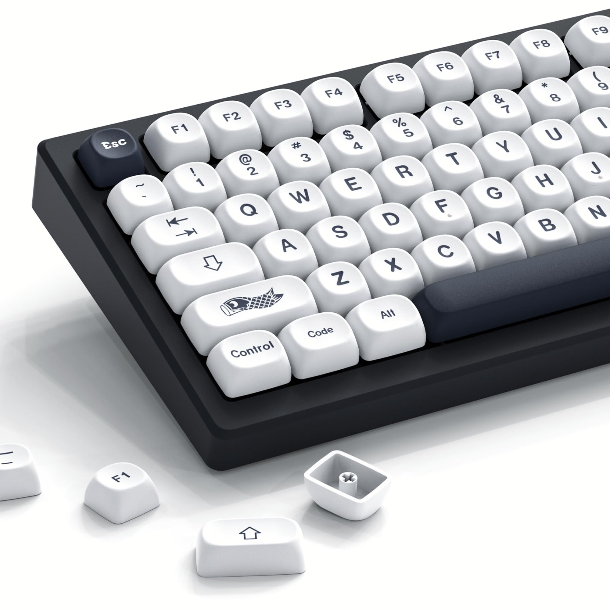 Mua Womier Japanese MOA Keycaps, PBT Keyboard Keycaps for Mechanical ...