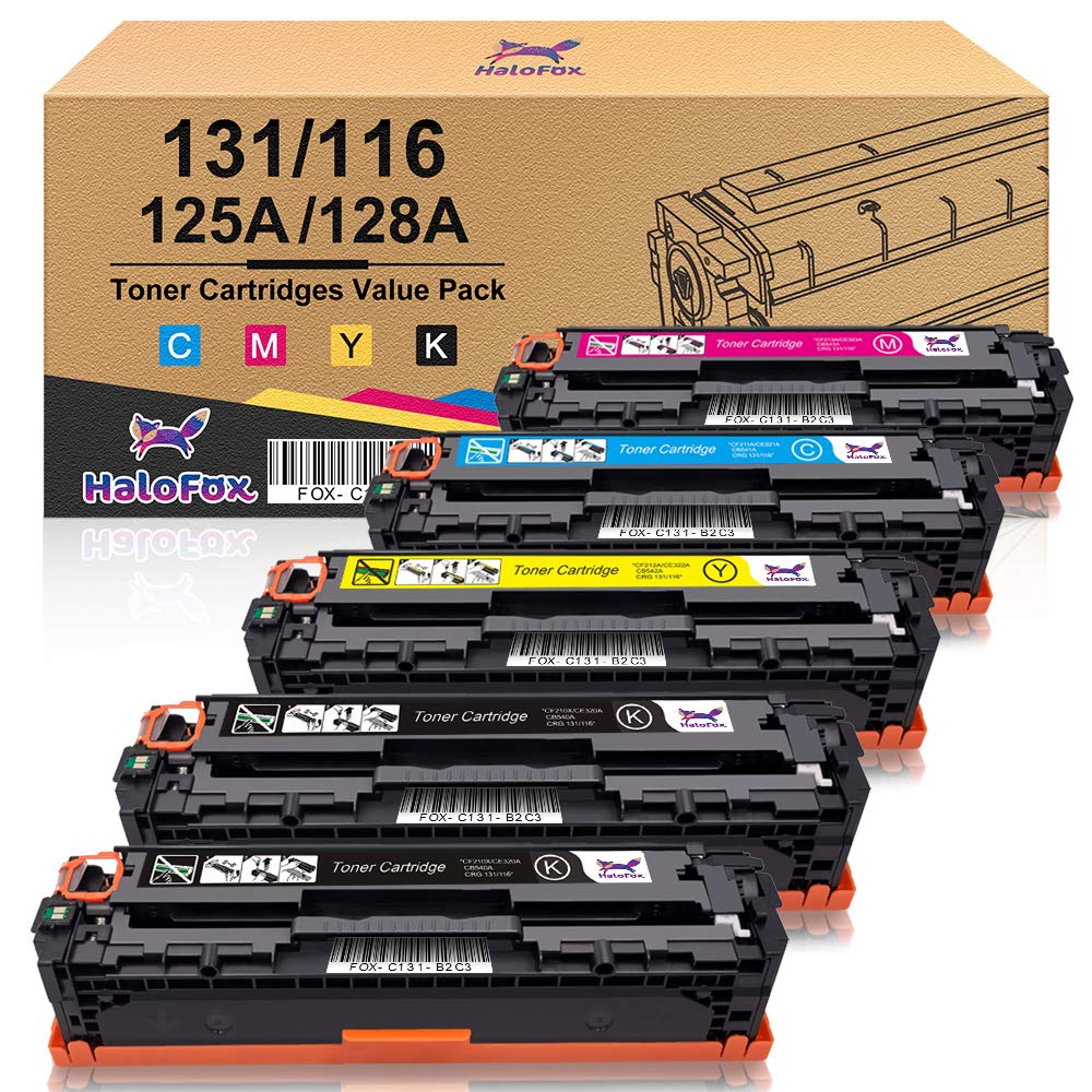 HaloFox Compatible Toner Cartridge Replacement for Canon 131 131H 116 ...