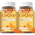 Amazon.com: 2 Pack CoQ10 500MG Gummies - Plus Omega-3, Magnesium ...