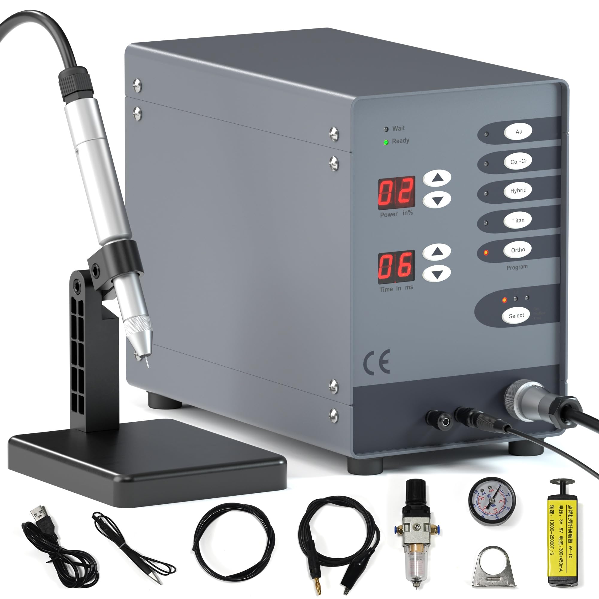Automatic Jewelry Welder, CNC Spot Welder Machine 110V 100W, Pulse ...