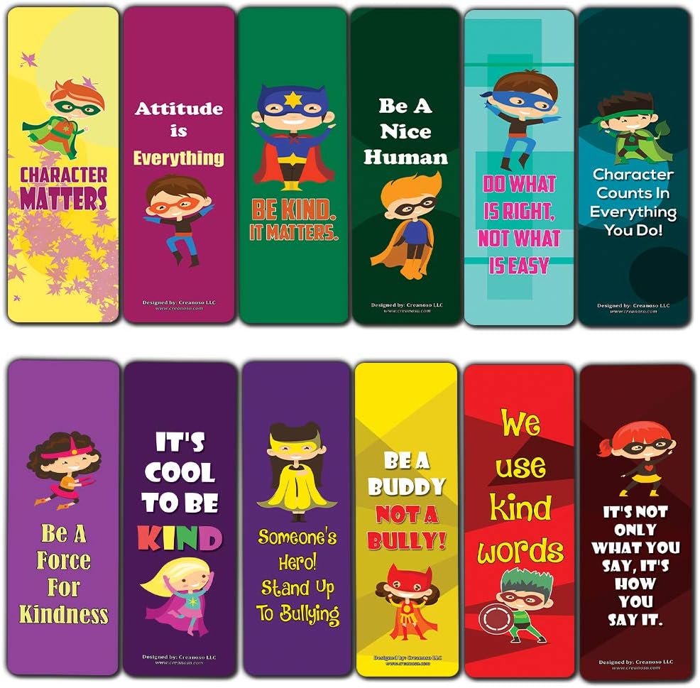 Super Bookmarks Character Matters (30-Pack) - BigaMart