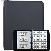 Amazon.com: Jucoan 310 Pockets Coin Currency Collection Book Holder for ...