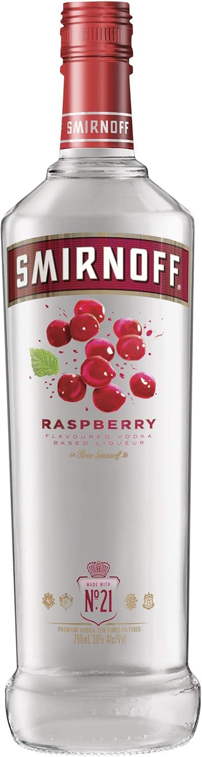 Smirnoff Raspberry Flavoured Vodka 70cl: Amazon.co.uk: Grocery