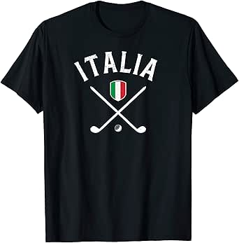 Amazon.com: Italy Golf T-Shirt - Italian Flag Golf Tee: Clothing