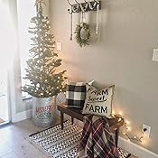 Amazon.com: LINKWELL 18x18 inches Vintage Farmhouse Farm Sweet Farm ...