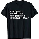 Amazon.com: Funny SQL T-Shirt: Clothing
