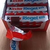kinder Riegel - 36 Einzelriegel, einzeln verpackte Schokoriegel ...