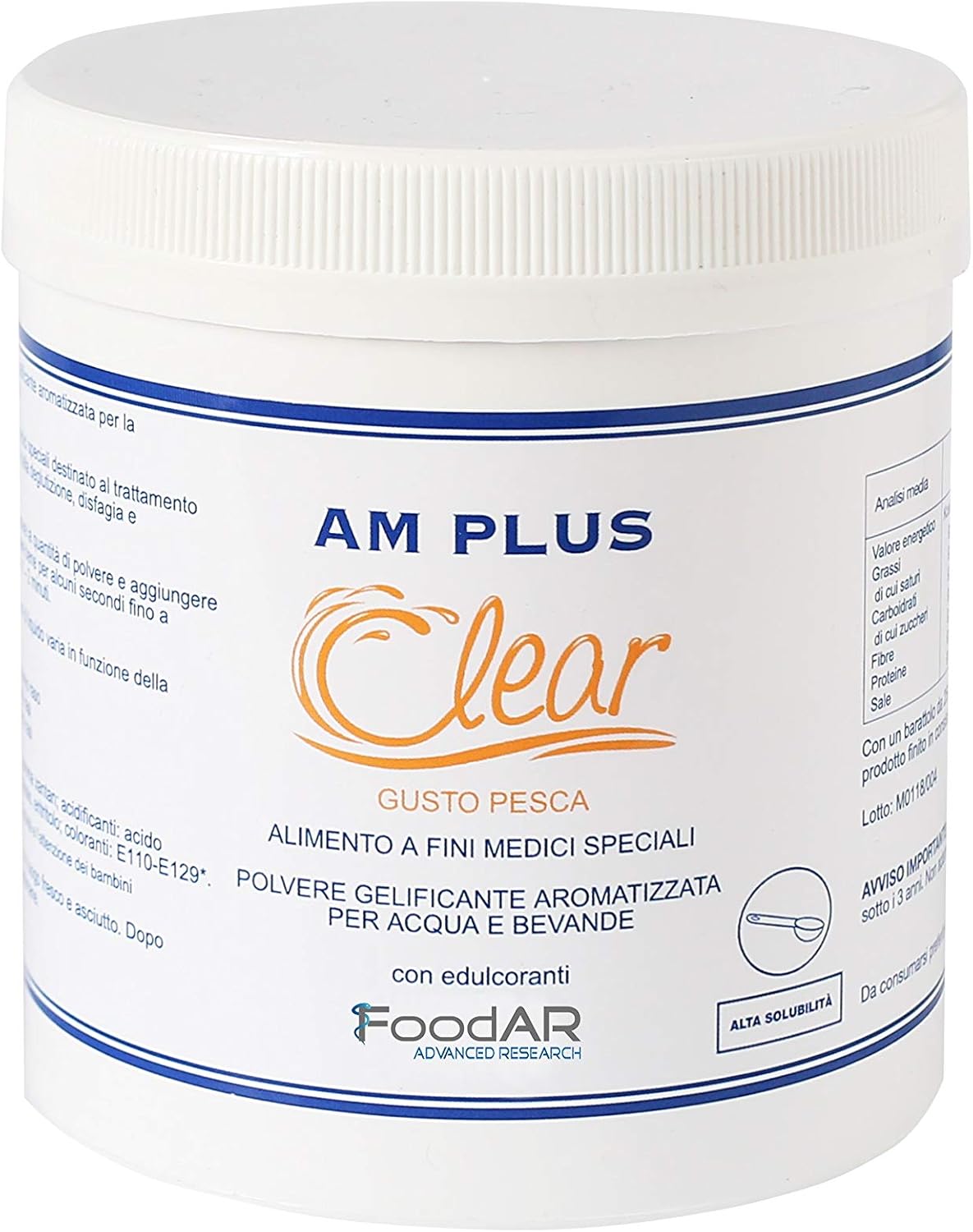 Dmf Dietetic Metabolic Food Polvere Addensante per Acqua Gelificata AM ...