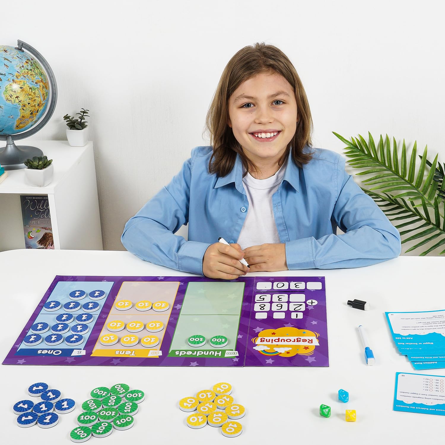 Mua 73 PCS Fun Magnetic Regrouping Activities Kit, Magnetic Place Value ...