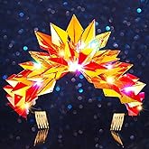 Amazon.com: GORTIN Light Up Fire Headband LED Red Flame Headpiece ...