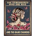 Amazon.com: The Game Changed Quotes Wall Art 11x14 - Motivational ...