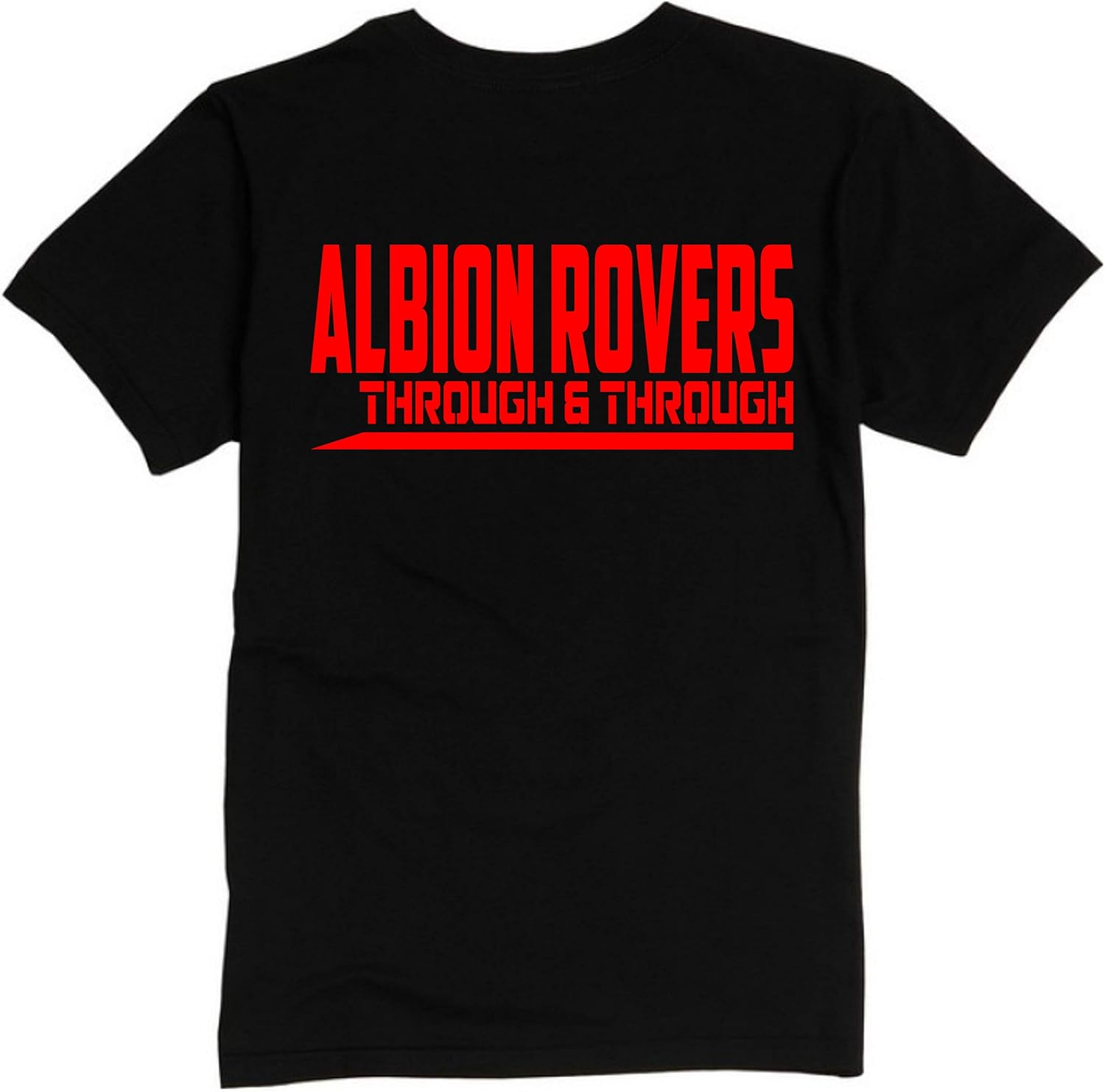 Albion Rovers Through & Through Premium Mens TEE Shirt: Amazon.co.uk ...