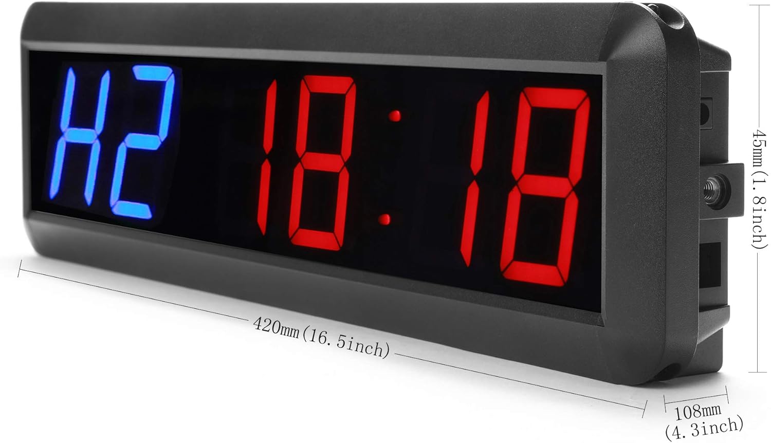 Jhering Interval Gym Timer Stopwatch 2.3″ Led Programmable Tabata EMOM ...