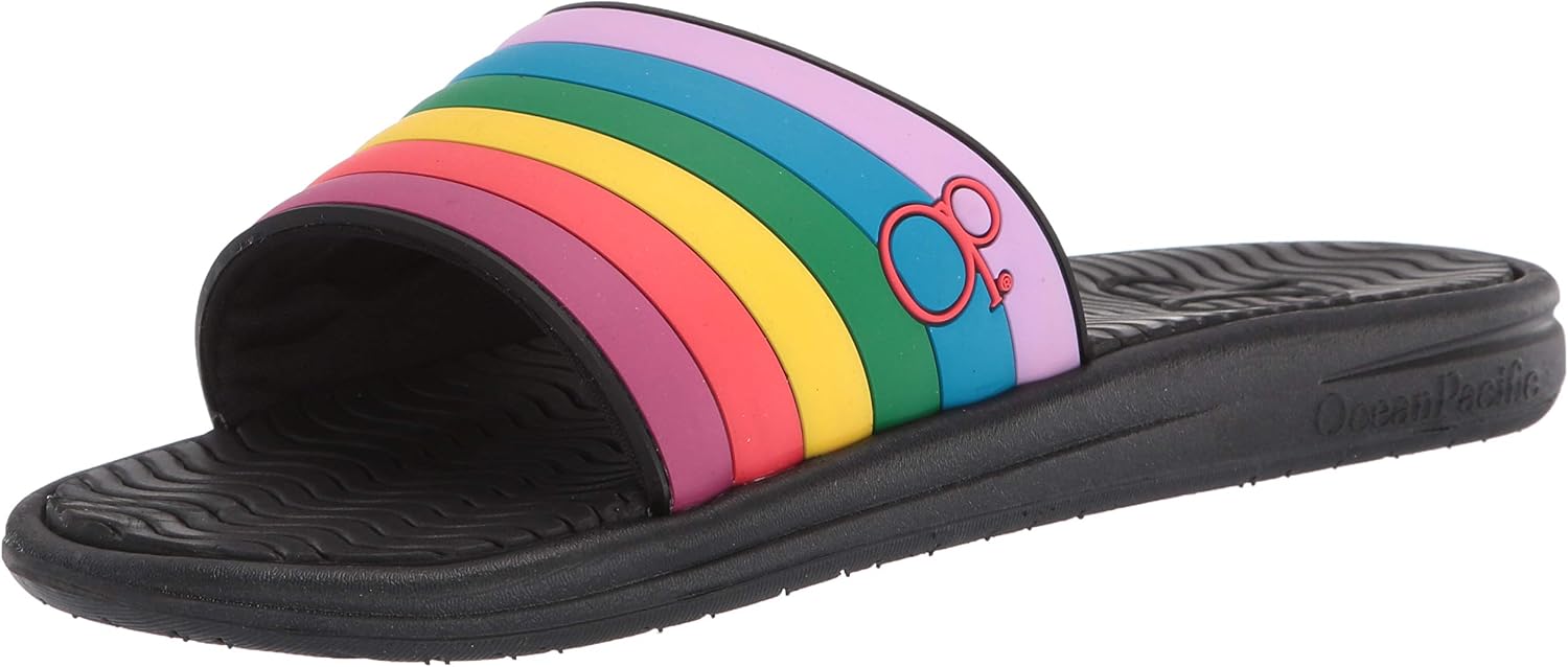 Amazon.com | Ocean Pacific Women's Slide Sandal | Sport Sandals & Slides