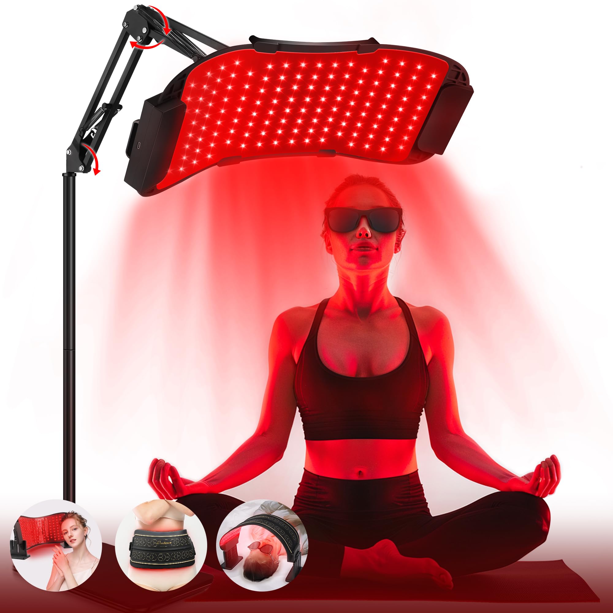 LuxRenew Max Multifunction Red Light Therapy for Body and Face, 850nm ...