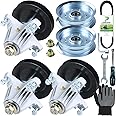 Amazon.com : POSEAGLE 3 Pack Pre-Greased 918-06978 Spindle Assembly with 756-05034A Idler Pulley ...