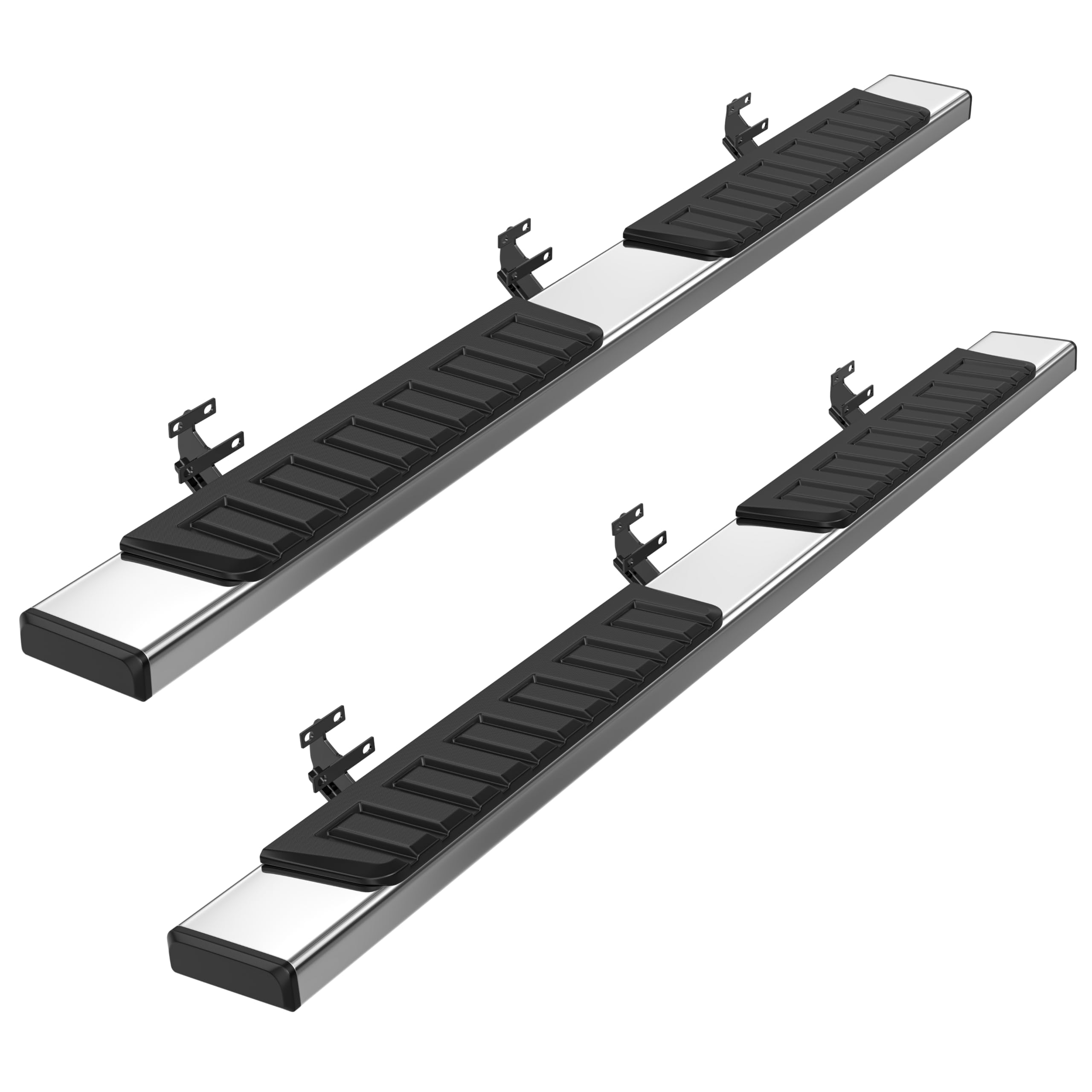 KUIPERAUTO 6 inches Running Boards Side Steps Nerf Bars Compatible for ...