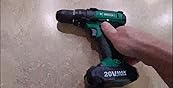 Amazon.com: KIMO Drill Set - KIMO 20V MAX Cordless Drill w/Battery and Charger, 350 In-lb Torque ...