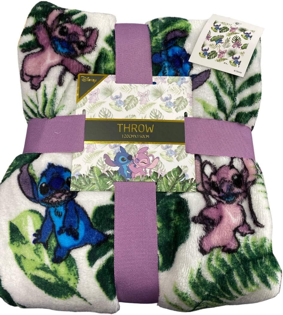 Lilo and Stitch Throw Blanket 120cm x 150cm Primark – BigaMart