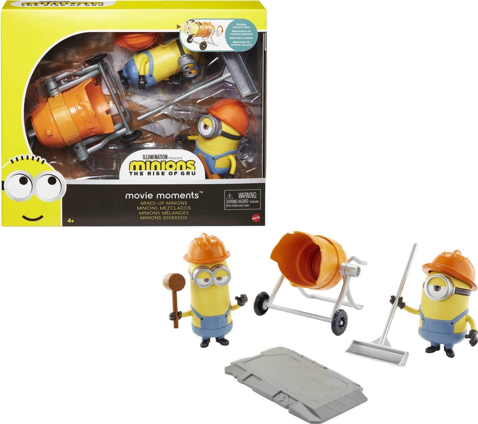 Mua The Rise of Gru Movie Moments Mixed Up Minions: Approx 4-in Action ...