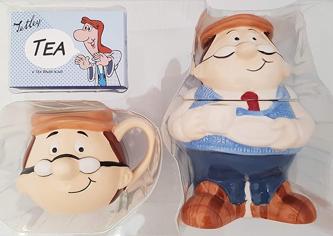 Tetley Tea Caddy, Mug, and Tea Gift Set in Tetley Gift Box by Kimm ...
