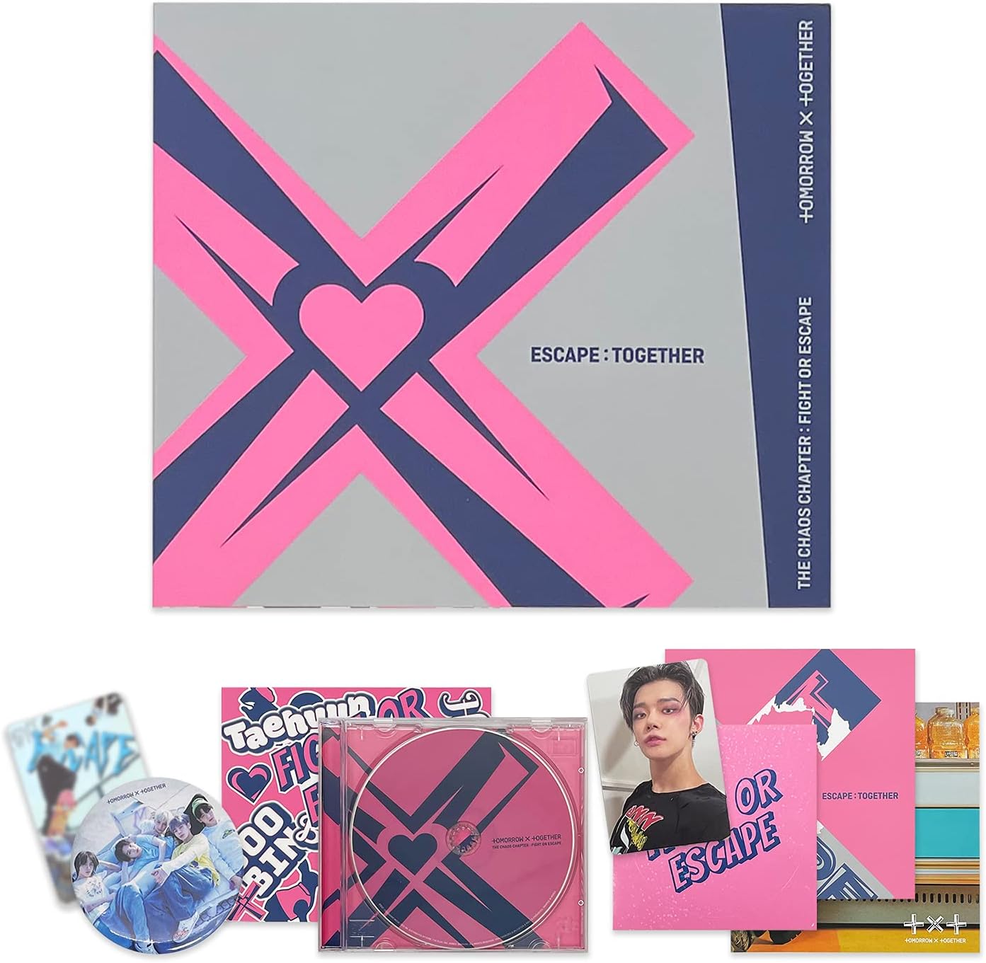 TXT The 2nd Album Repackage - THE CHAOS CHAPTER : FIGHT OR ESCAPE ...