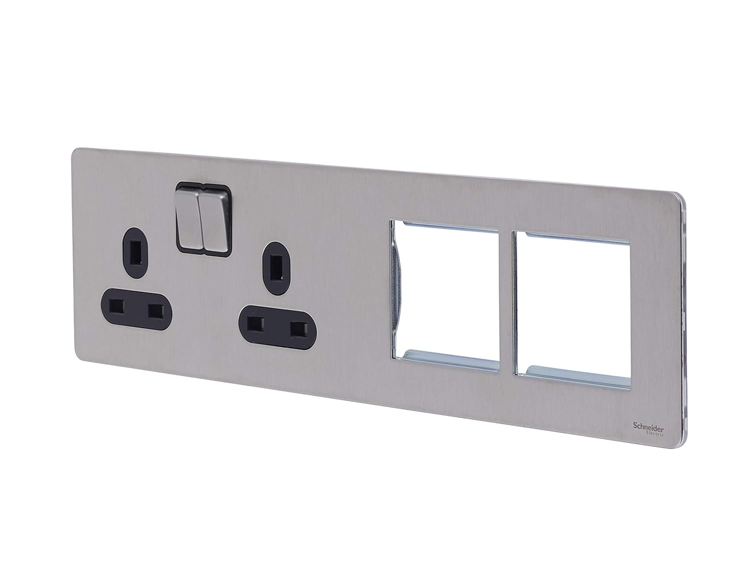 Schneider Electric Ultimate Screwless Flat Plate – Switched Double ...
