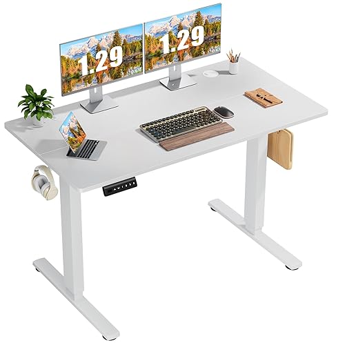 Sweetcrispy Standing Desk Adjustable Height, 48inch Electric Sit Stand ...