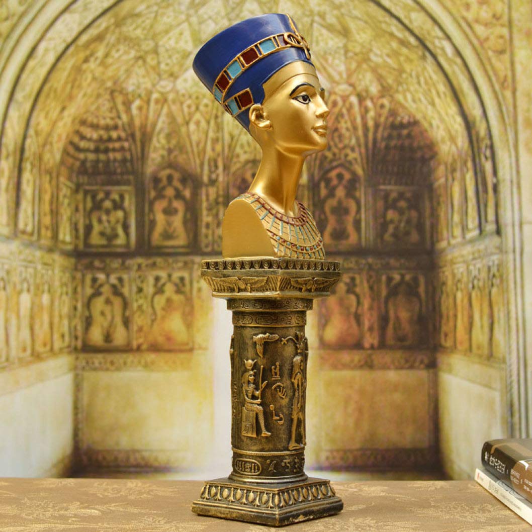 Xdh Rts Ancient Egyptian Queen Nefertiti Statue Egyptian King ...