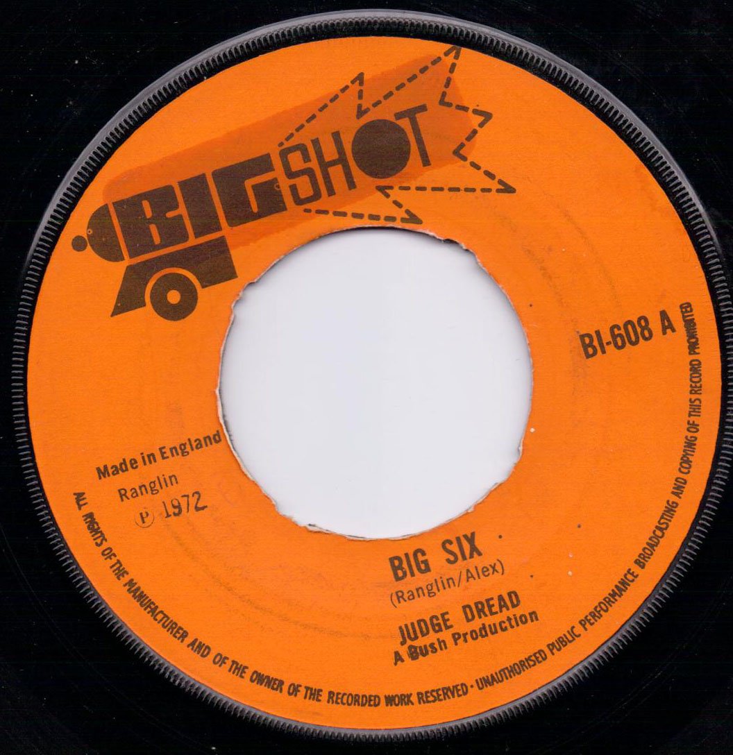 Judge Dread - Big Six - Judge Dread 7" 45 - Amazon.com Music